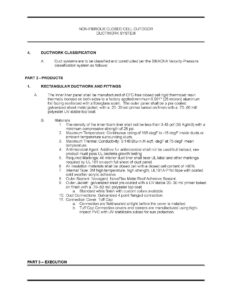 Technical Data – Tuff Duct Systems