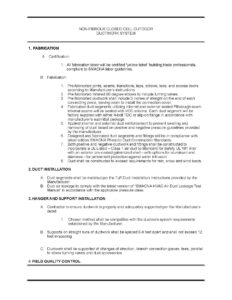 Technical Data – Tuff Duct Systems